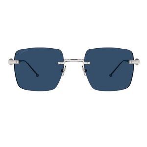 Cartier | Accessories | Cartier Rectangular Sunglasses Ct403s00 Silver ...